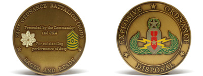 makecoins.com : Customized Army Challenge Coins